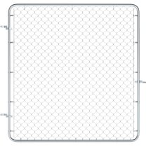 vidaXL Field Gate Farm Gate for Poultry Animals Garden Gate Farm Door ...