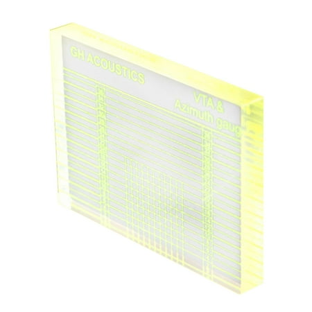 VTA Azimuth Ruler Acrylic Clear Vinyl Record Player Tonearm Alignment ...