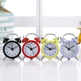 Classic Double Bell Mini Alarm Clock Quartz Movements Bedside Night ... Classic Double Bell Mini Alarm Clock Quartz Movements Bedside Night ...