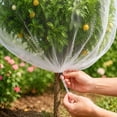 2/4 Pack Fruit Tree Netting with Drawstring, 6.6 x 7.87 Ft Garden Plant ...