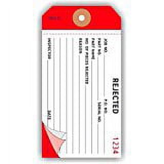 Uxcell Inventory QC Rejected Stickers Labels 25mm/1" Red for Inventory ...