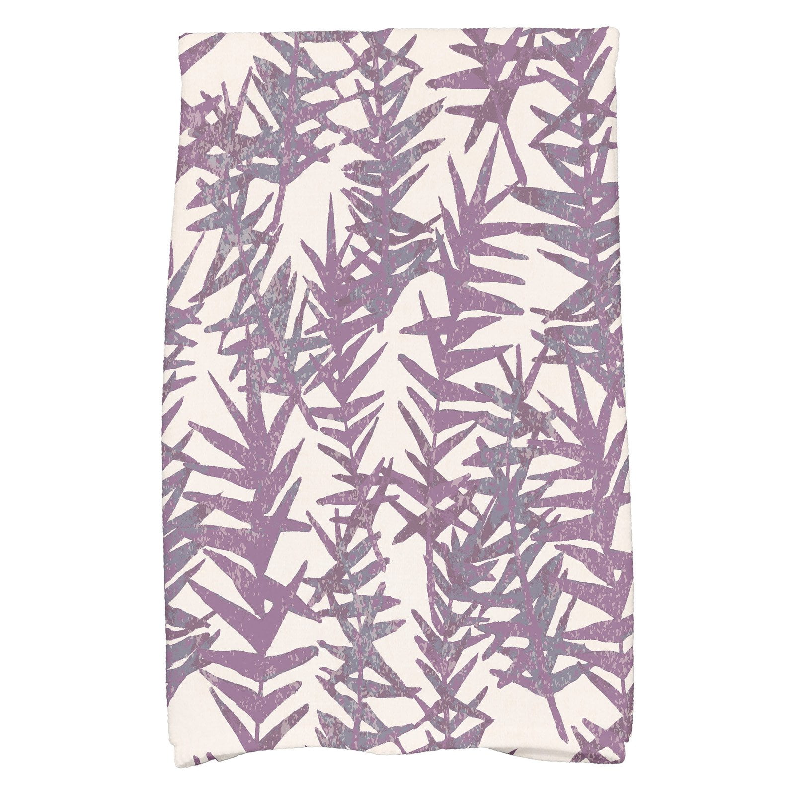 E by Design Cuban Flare Spikey Floral Print Hand Towel - Walmart.com