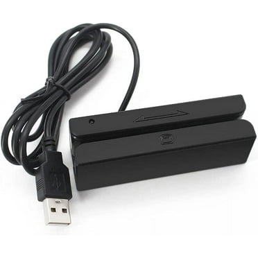 Zerone MSR90 USB Magnetic Strip Card Reader 3 Tracks Mini Mag Hi-Co ...