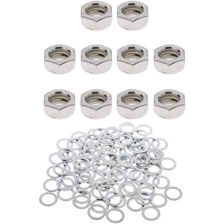 Set of 10pcs Long Lasting Skateboard Truck Wheel Axles Screw Nuts ...