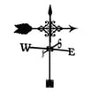 Iron Weather Vane Wind Direction Outdoor Garden Stake Farm Roof Mount ...
