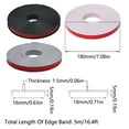 BE-TOOL Self-Adhesive Furniture Edge Trim Strip U-Shape Banding Tape ...