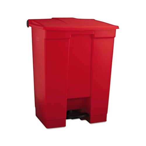 Red Garbage Can