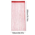Flat Silver Thread Beaded Tassel Curtain, 100x200cm, Polyester Room ...