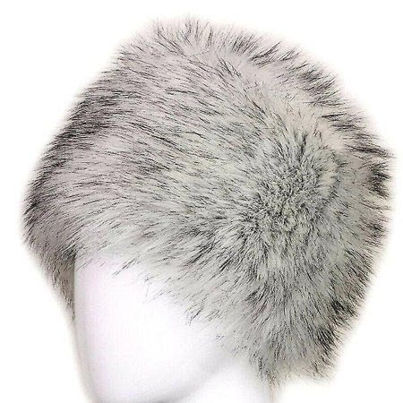 Women Fluffy Faux Fur Russian Hat Lady Thick Fluffy Ski Caps Winter ...