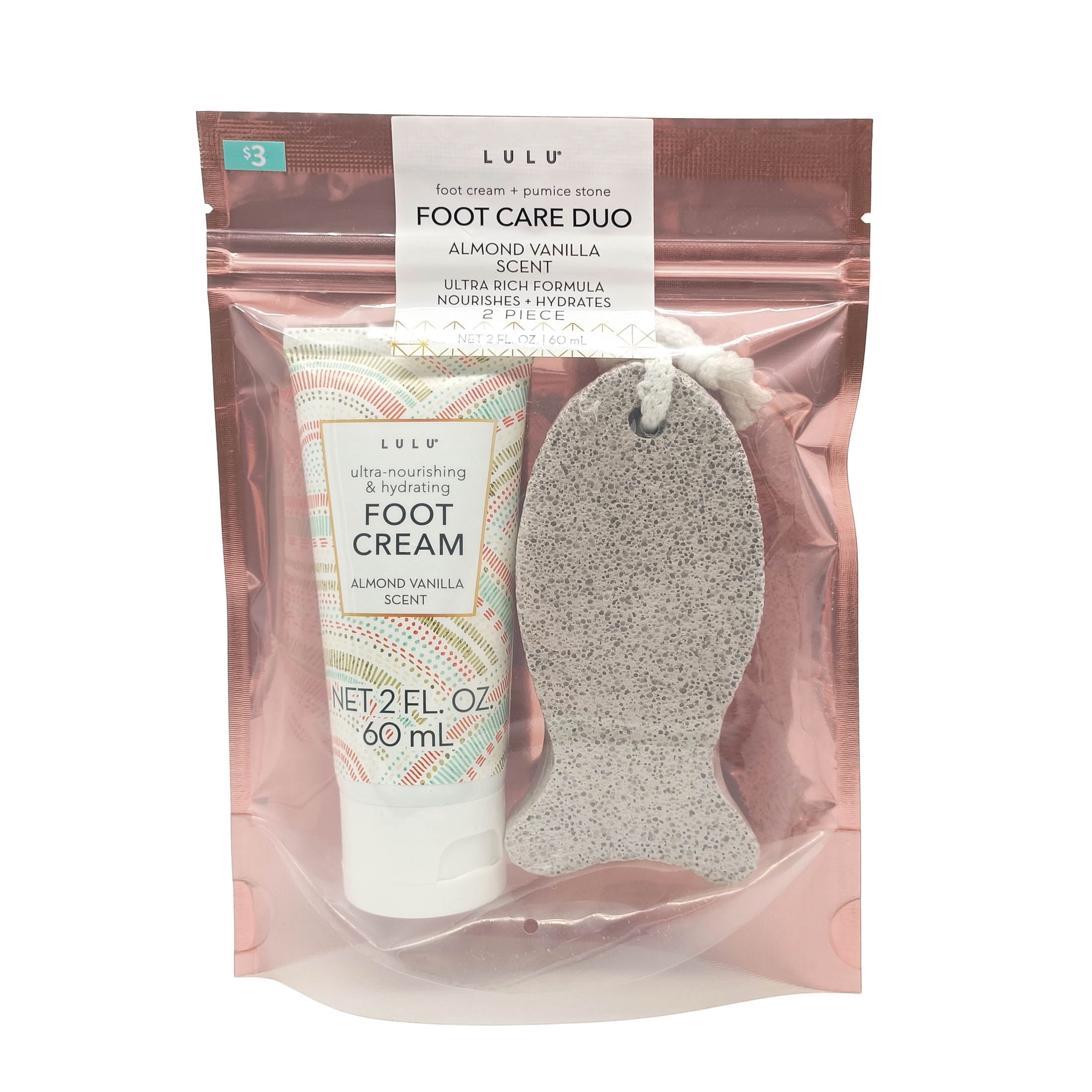 Lulu Foot Care Set, Almond Vanilla Scent - Walmart.com