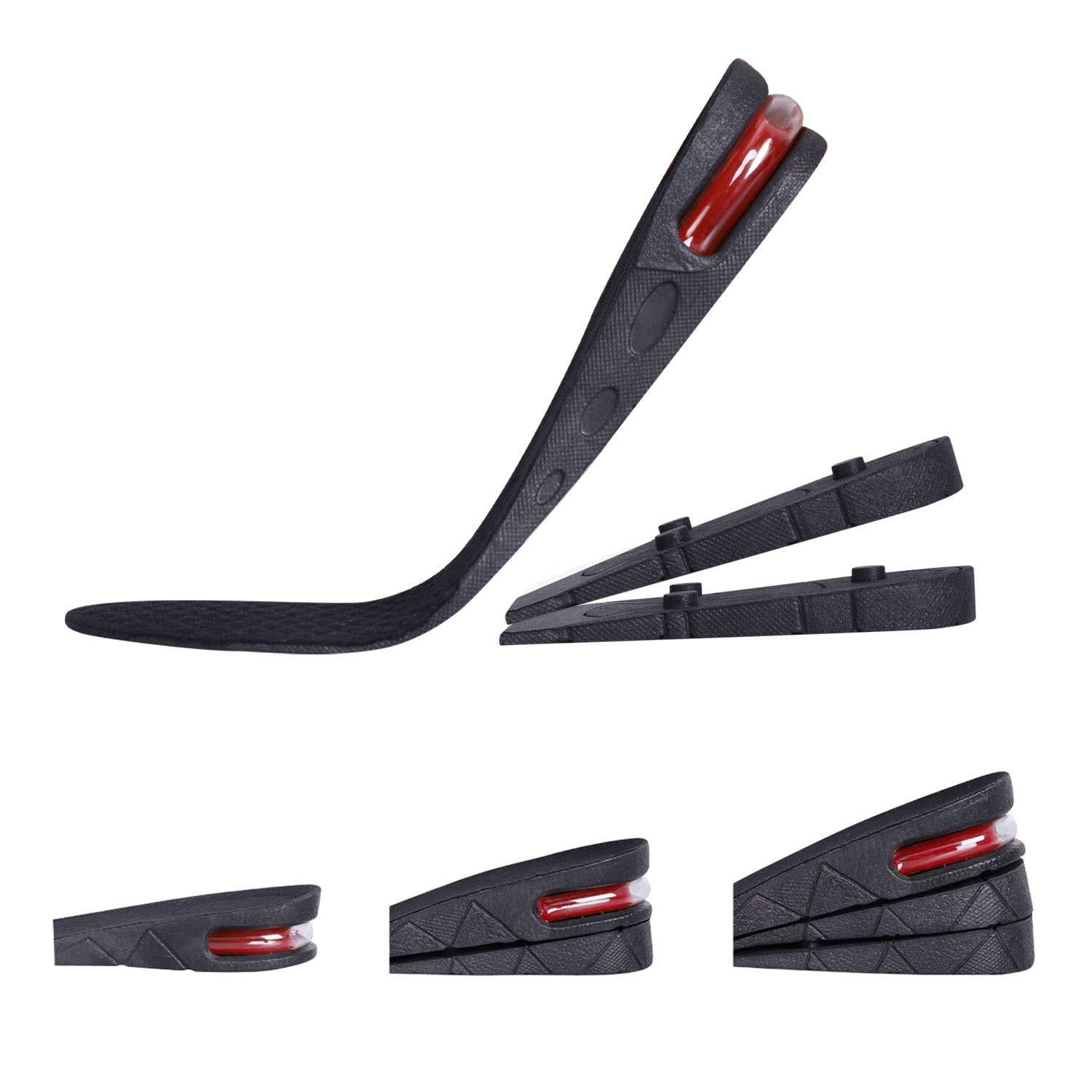 3-Layer Unisex Height High Increase Shoe Insoles for Men Women Shoe Pad ...