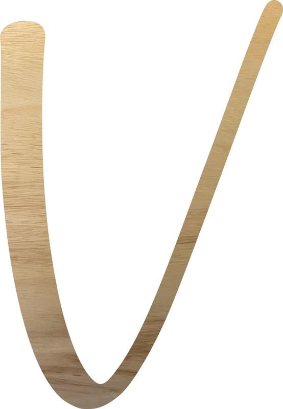 Wooden Script Letter, Unfinished 15'' Wood Letter (A), Cailyn Bloom ...