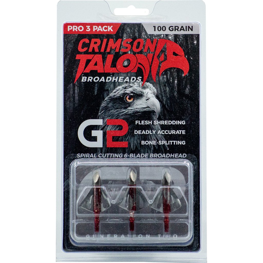Crimson Talon G2 Broadheads 100 Gr. 3 Pk. - Walmart.com - Walmart.com