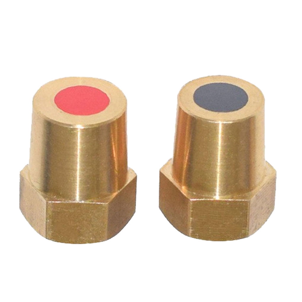 Transemion 2pieces Battery Pole Adapter Battery Pole Adapters Brass ...