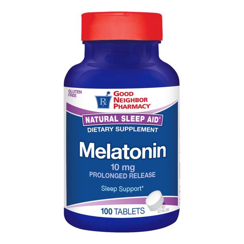 GNP Melatonin 10MG,100 Extended Release Tablets - Walmart.com - Walmart.com