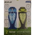 Zulu Torque 16oz Non-Spill Tritan Water Bottle, 2 Pack (Blue) - Walmart.com