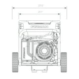 Firman H08051 10,000/8,000 Watt Dual Fuel Electric Start Generator ...