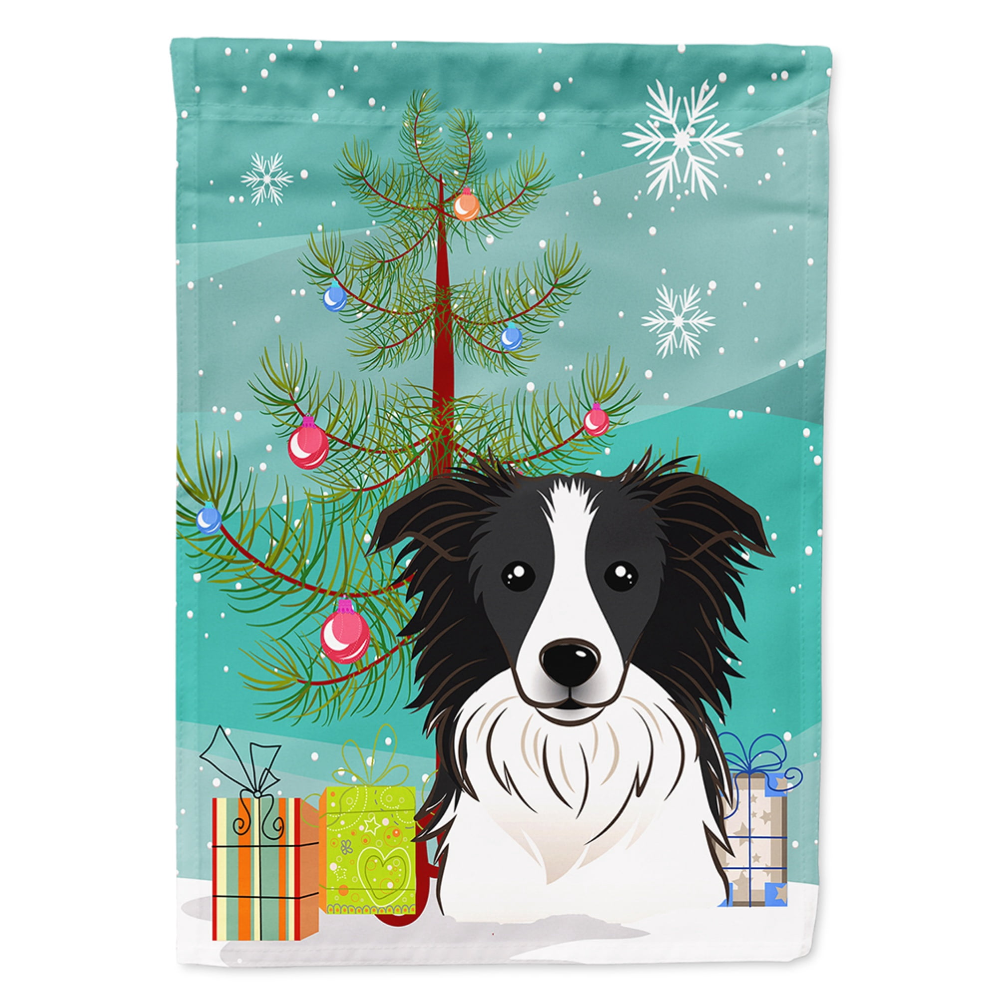 Bandera de casa Caroline's Treasures BB1613CHF Árbol de Navidad y ...