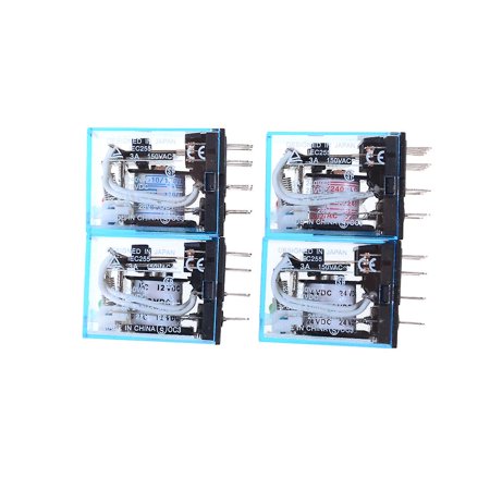 Led My4 General Purpose Relay 14pins Relais 12v 24v 110v 220Led My4 General Purpose Relay 14pins ...