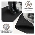 Black Pig Bathroom Rugs Non Slip Washable Bath Mat Absorbent Front Door ...