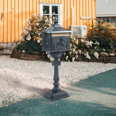 Indestructible Amish-Made Heavy Duty Weatherproof Aluminum Mailbox with ...