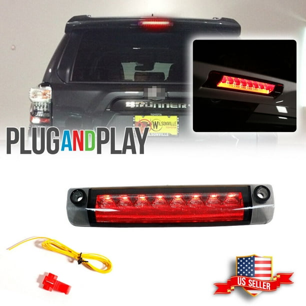 GTINTHEBOX 3D LED Tube LED Smoked 3rd Brake Light Assembly For Toyota ...