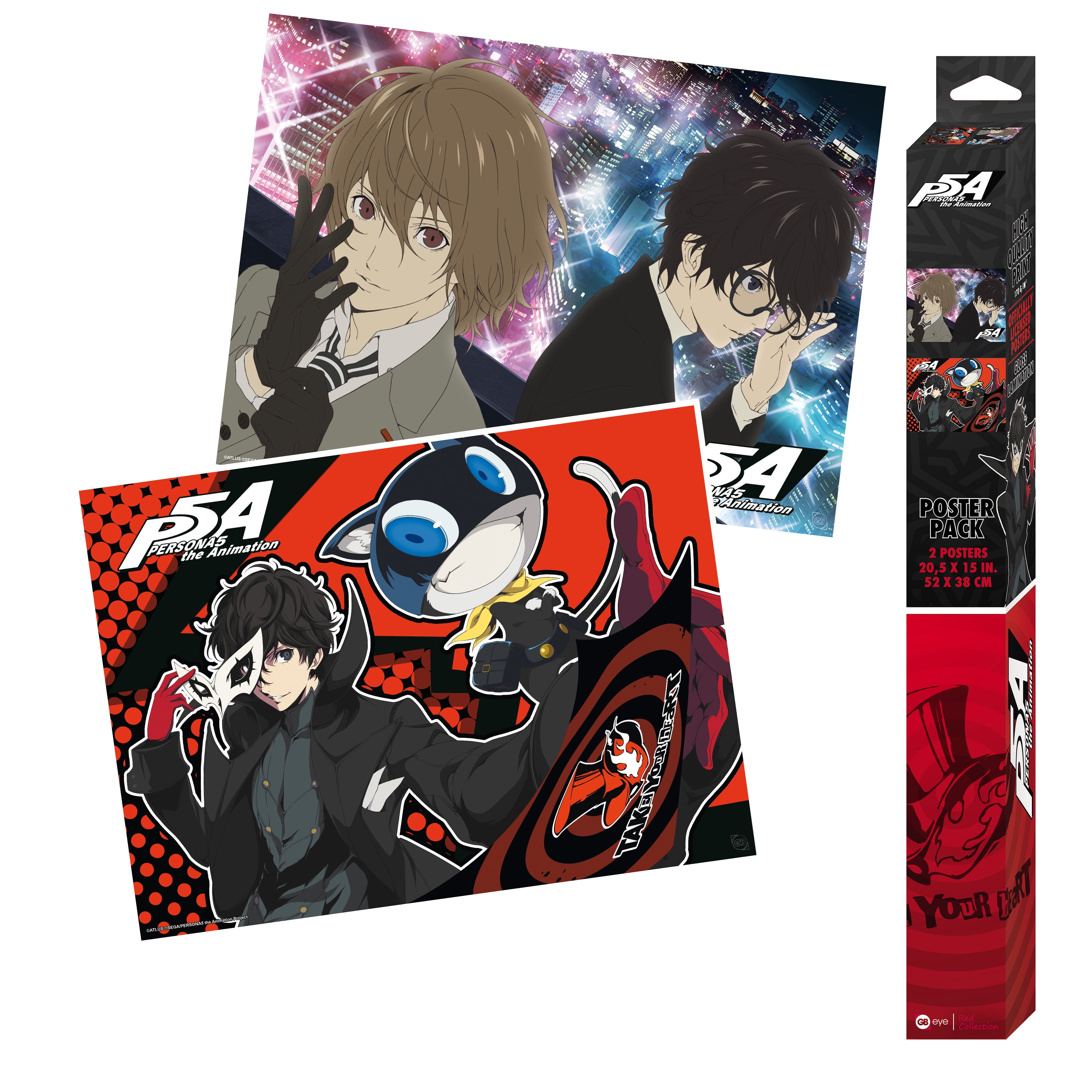 ABYstyle Persona 5 Main Characters Set Chibi Poster 15" x 20.5 ...