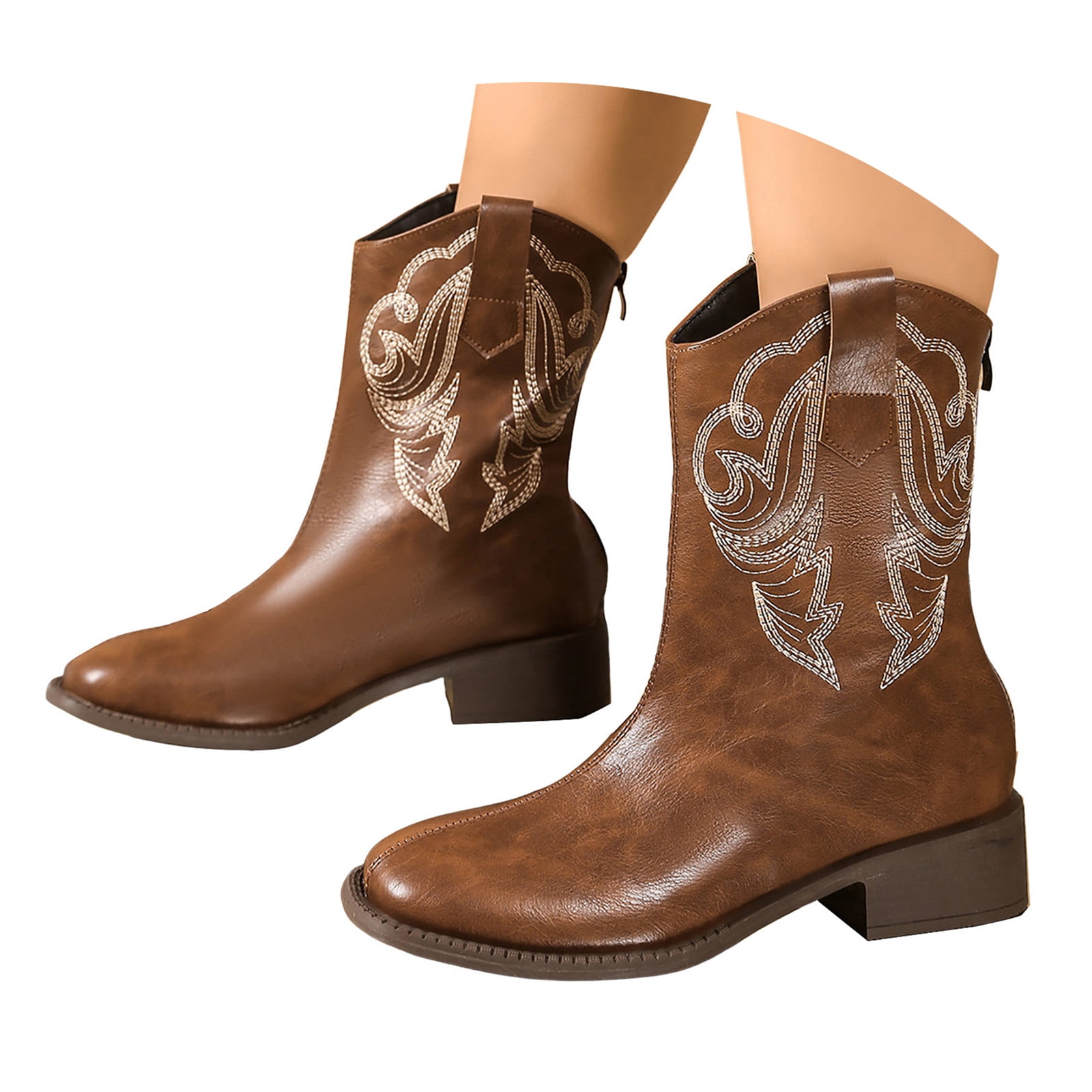 Click here for Dakaela Women Western Cowboy Boots Wide Calf Cowgi... prices