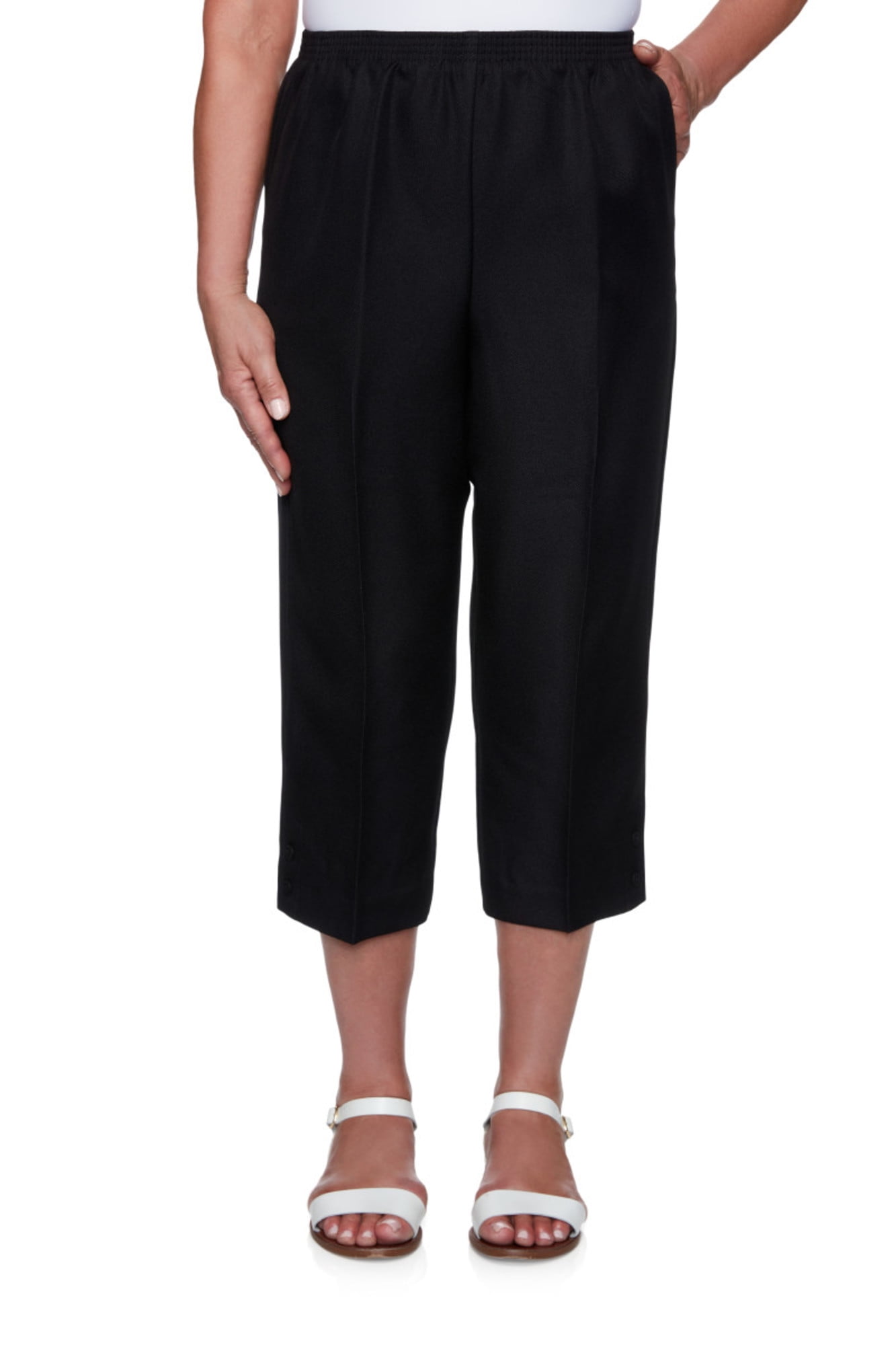 Alfred Dunner Womens Classic Capri Pant