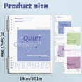 4 Color Quote Print Bound Lined Notebook, 20.3x14cm Thick Journal With ...