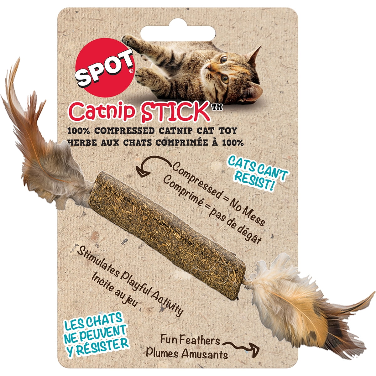 Compressed Catnip Stick 12"-Brown | Walmart Canada