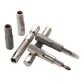 2Pcs 6.35mm to 4mm Magnetic Socket Screwdriver Bit Adapter for ...