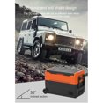 Cismea 50 Quarts Portable Car Refrigerator, Freezer Dual Zone，Dual ...