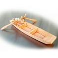 Wooden Mini Boat Model Small Wooden Fishing Boat Small Model Boat for ...