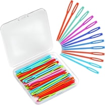 50PCS Plastic Sewing Needles, Large Eye Plastic Yarn Needles for Kids ...