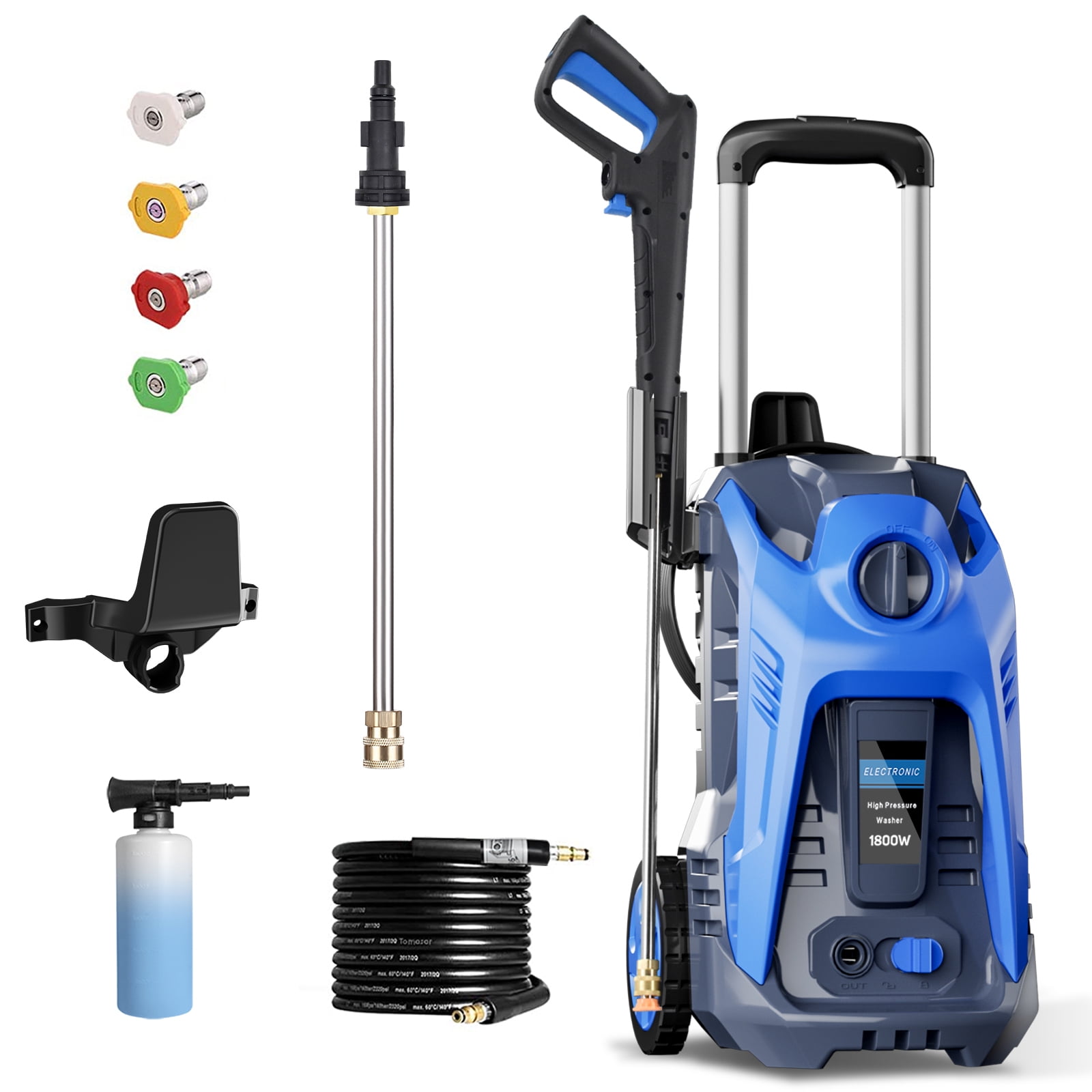 Electric Pressure Washer 4000Psi Max Power Washer 2.6GPM Pressure ...