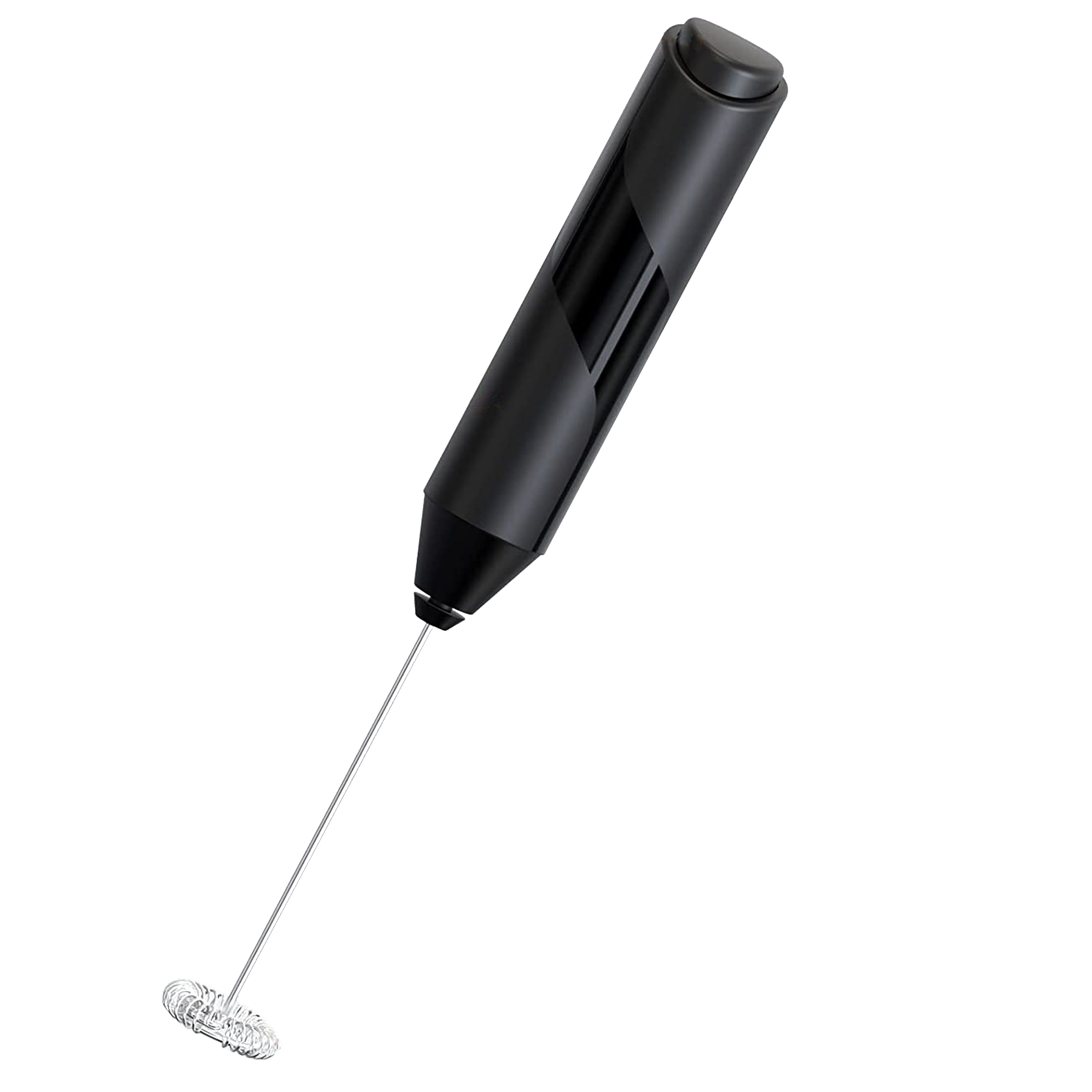 Gwen Studios 8.8" Black Stainless Steel Handheld Milk Frother Whisk ...