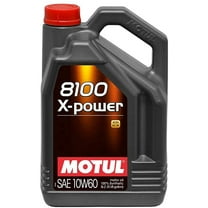 Motul 8100 X-Power 10W60 5 Gallon - 100% Synthetic Engine Oil for High ...