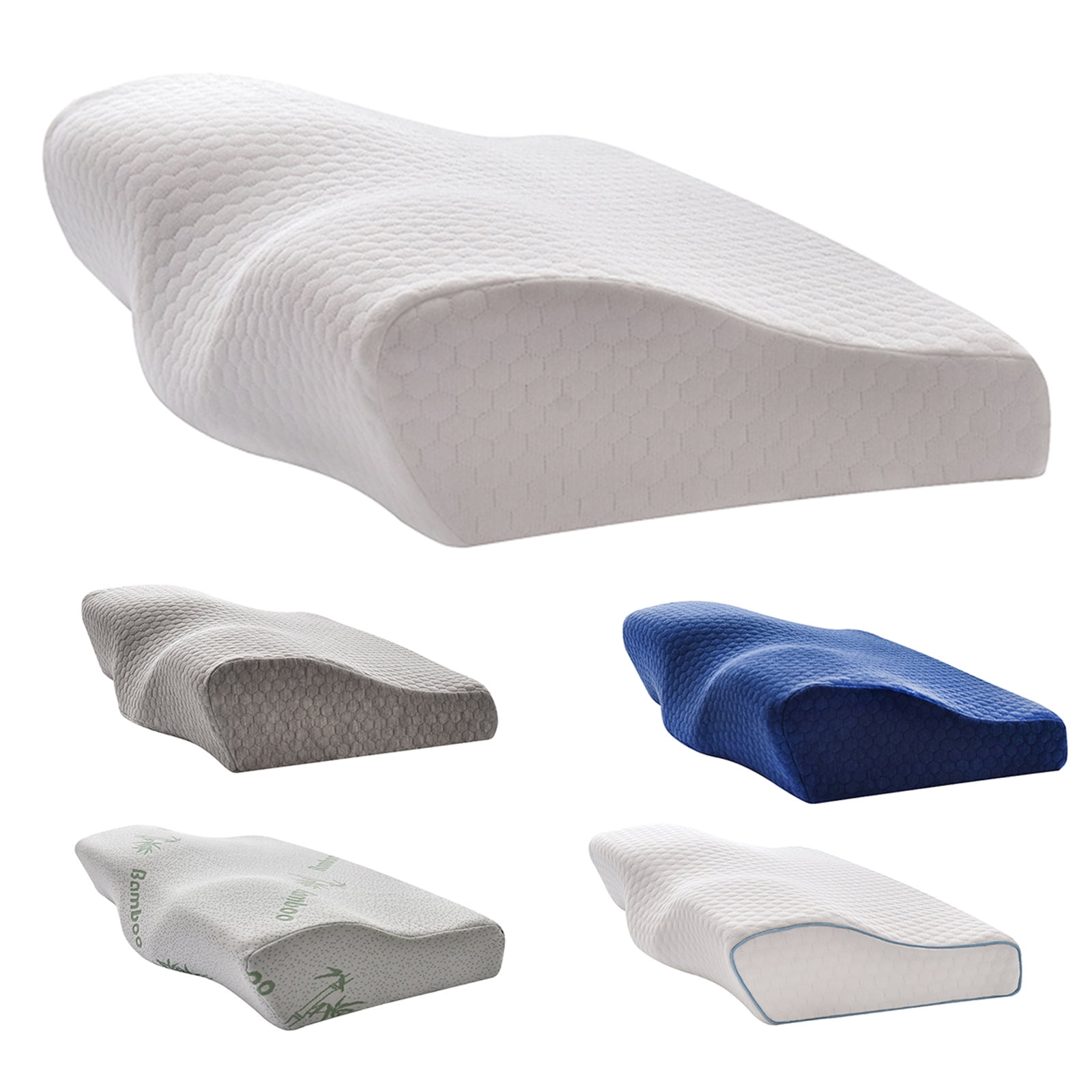 Lovote Memory Foam Pillow Butterfly-Shaped Bed Pillow Cervical Pillow ...