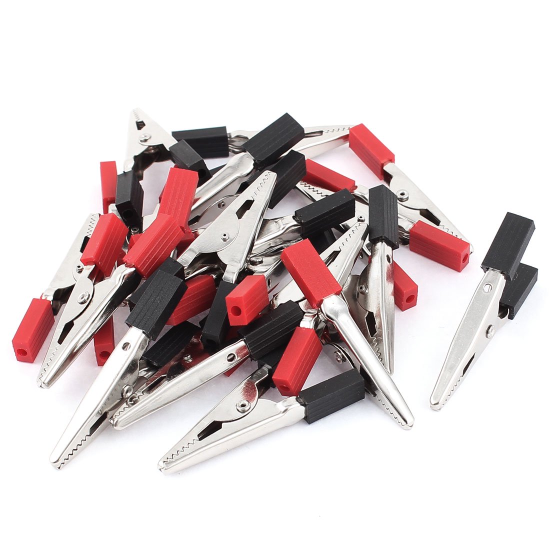 Click here for Unique Bargains 20pcs Black Red Pre-Insulated Croc... prices