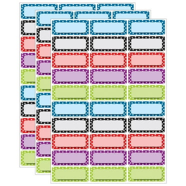 Ashley Productions Die-Cut Magnetic Foam Black & White Dots Labels ...