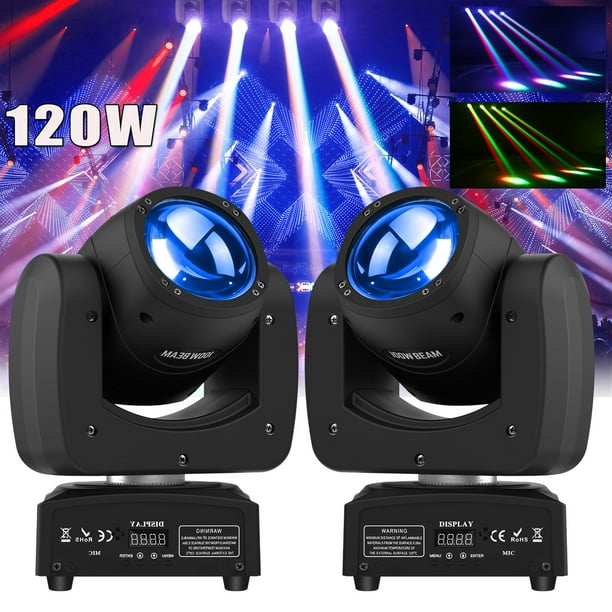 LED Moving Head Light 120W RGBW DJ Lights Stage Lighting Sound ...