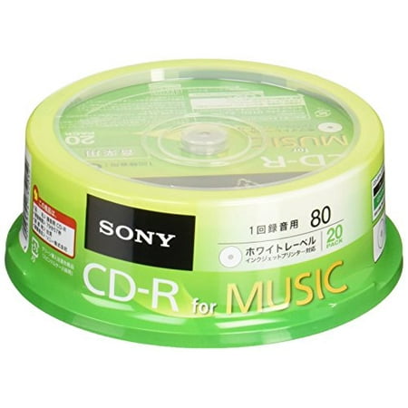 Sony CD-R audio 20-sheet pack 20CRM80PWP | Walmart Canada