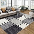 10 x 13 ft Polyester Velvet Towel Gray Rectangular Hallway Bathroom ...