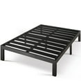 Crown Comfort Heavy Duty Steel Slat Platform Bed Frame Series Titan E ...