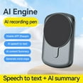 AI Voice Recorder, 128GB Recording Device with Transcription Summarize ...