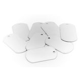 Pack 100 pcs Matte Stainless Steel Military spec Dog Tags by OnDepot ...