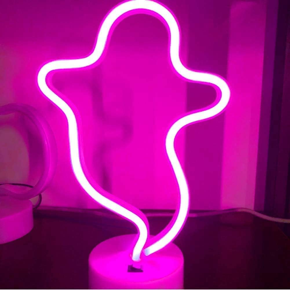 LINLIN Neon Night Light, Flamingo LED Neon Signs Night Light Neon ...