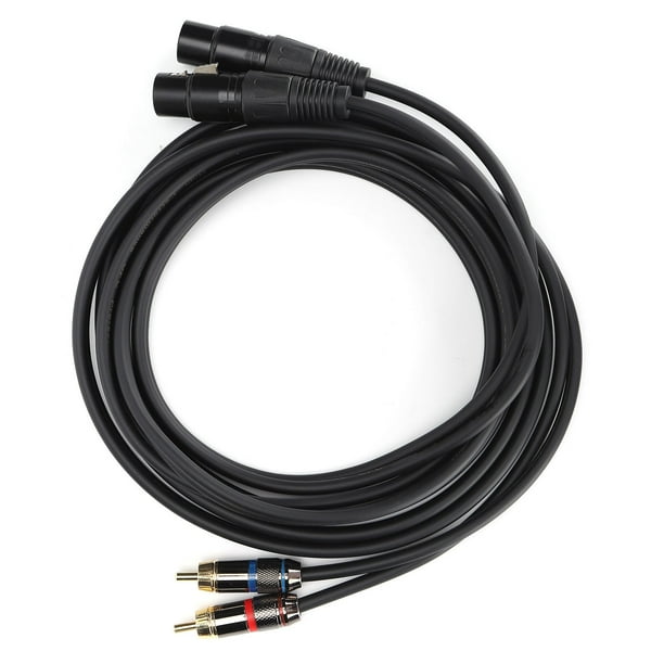 Cable de micrófono, JORINDO Cable de conexión de audio dual XLR hembra ...