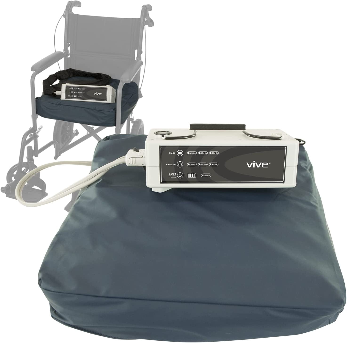 Vive Alternating Seat Cushion, Air Pressure - Self Inflating Sitting ...